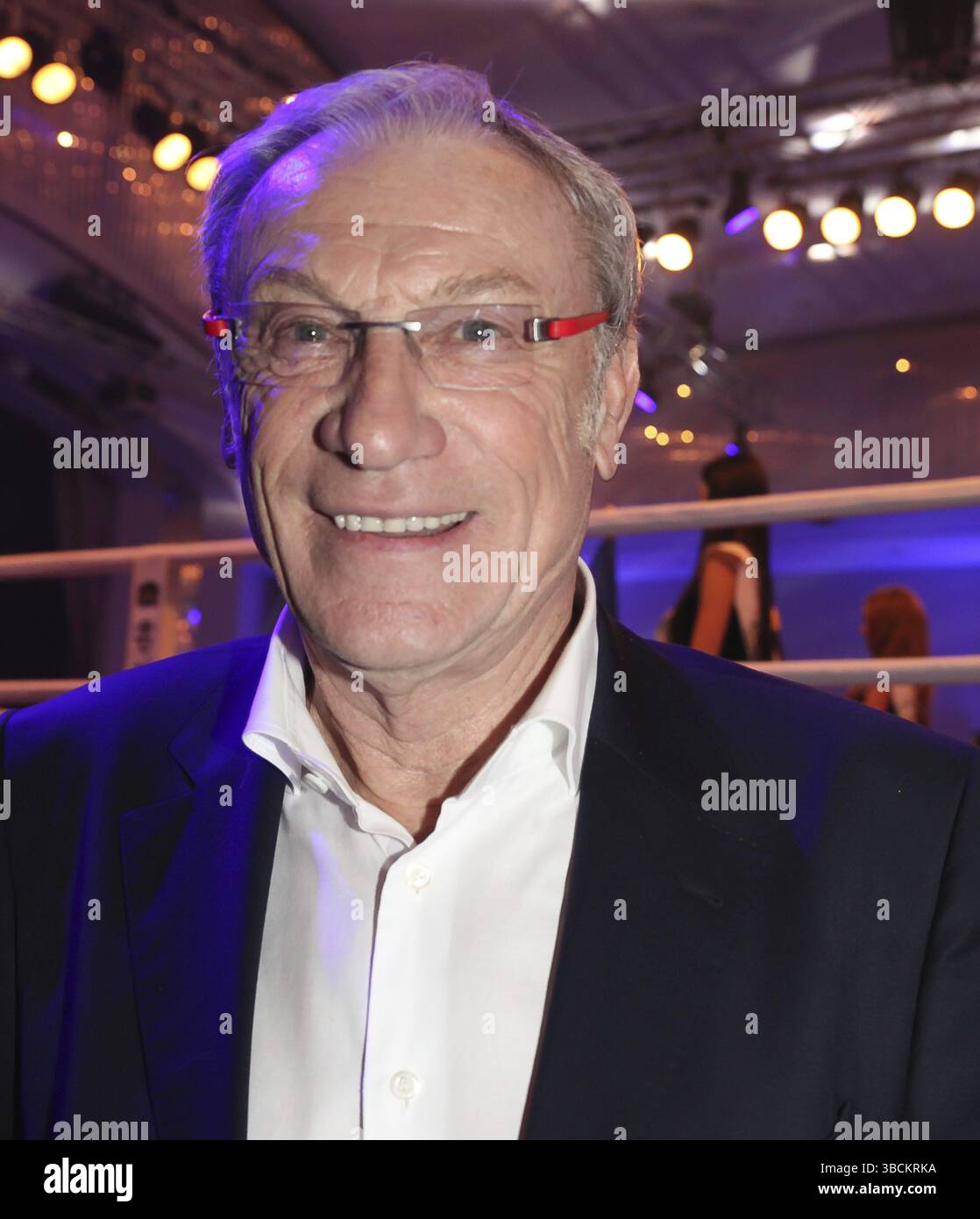 GDR national football player and legend Eduard Geyer at 100th SES Boxing in Magdeburg, GDR ...