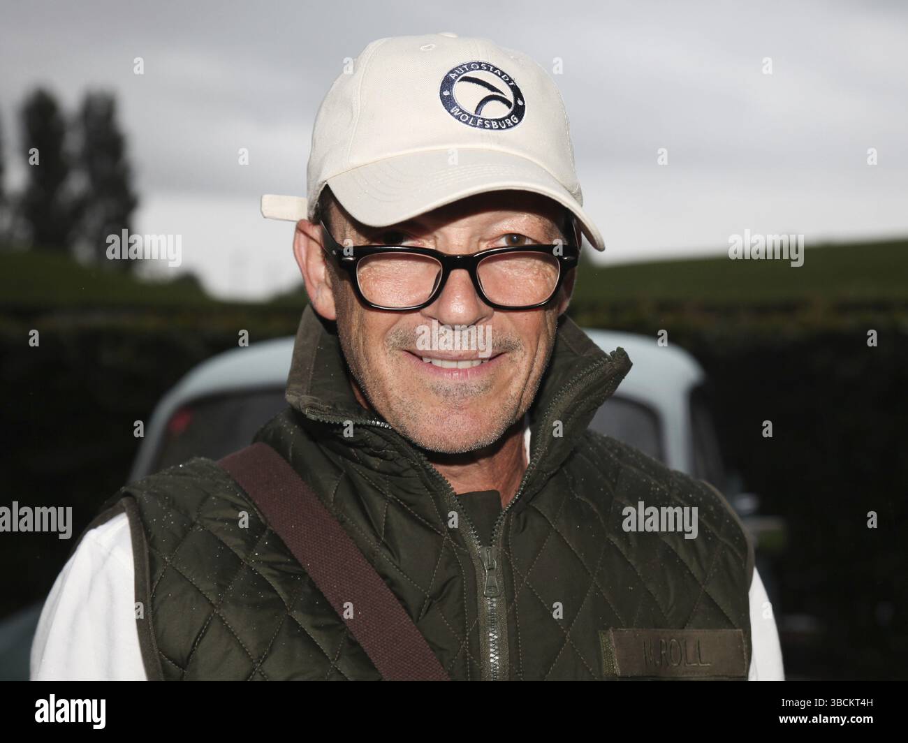 Actor Michael Roll at the 8th Hamburg-Berlin-Klassik 2015 stage finish ...