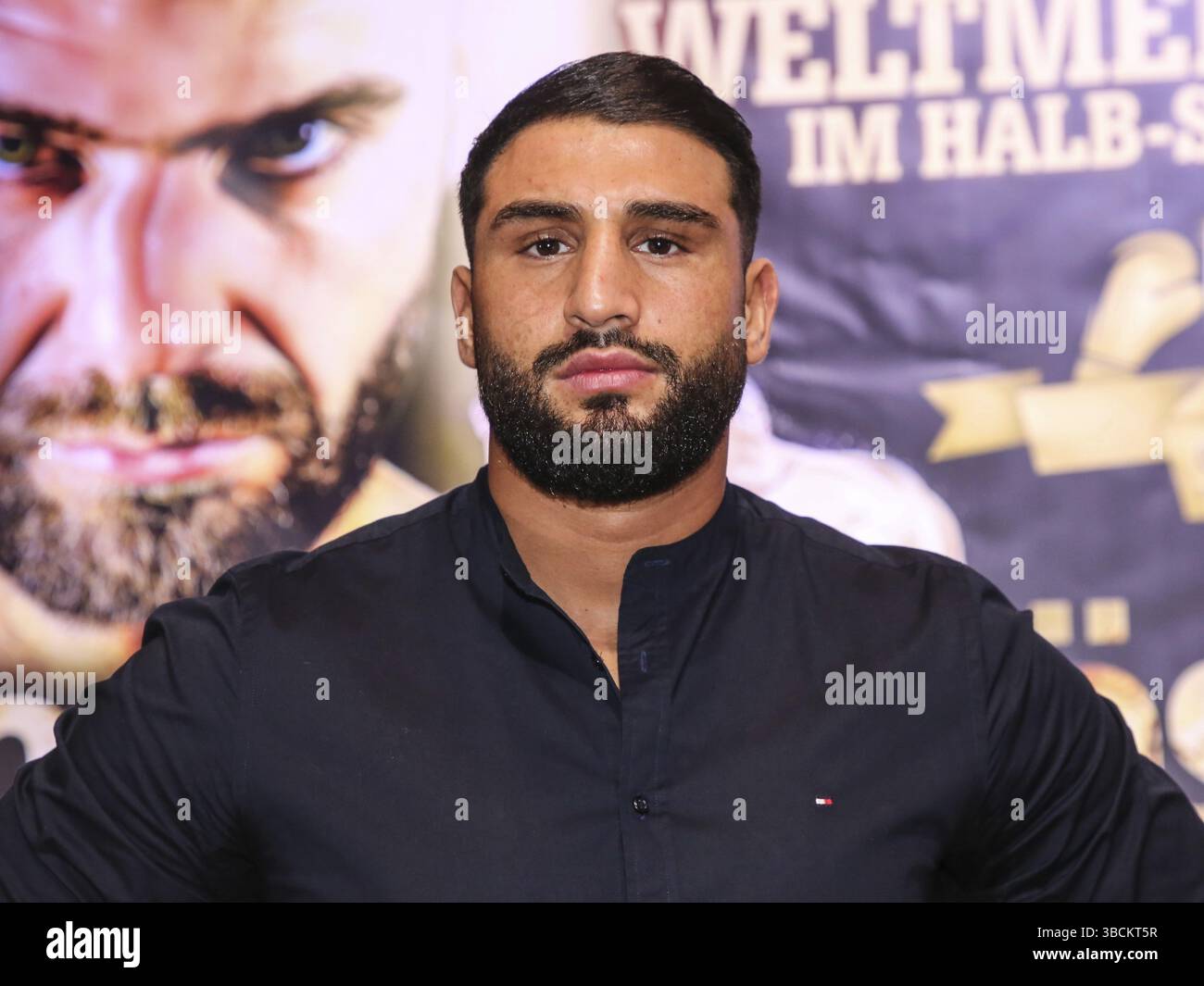 German heavyweight boxer Agit Kabayel from SES Boxing at the PK Boxgala ...