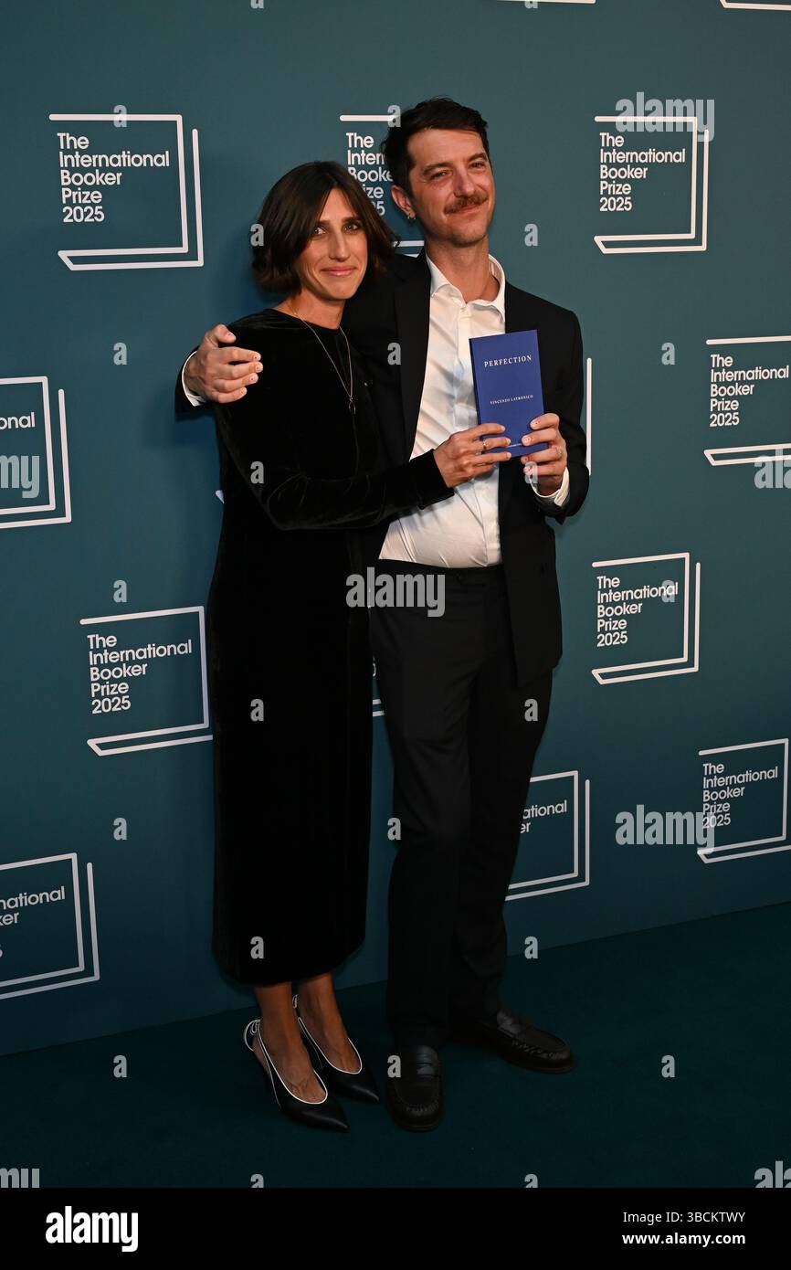 LONDON, UK. 20th May, 2025. Vincenzo Latronico, Sophie Hughes at ...