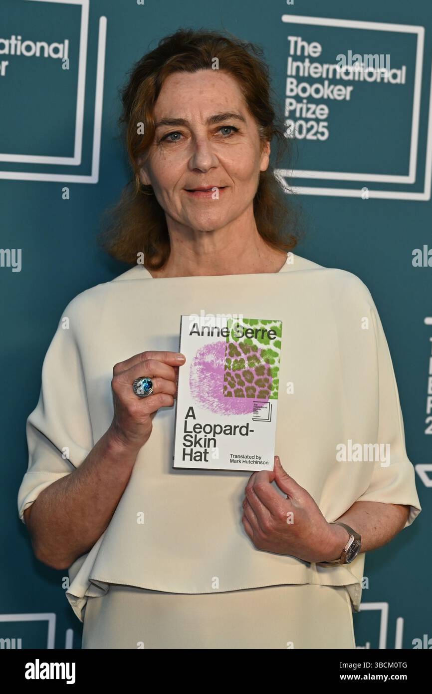 LONDON, UK. 20th May, 2025. Anne Serre at International Booker Prize ...