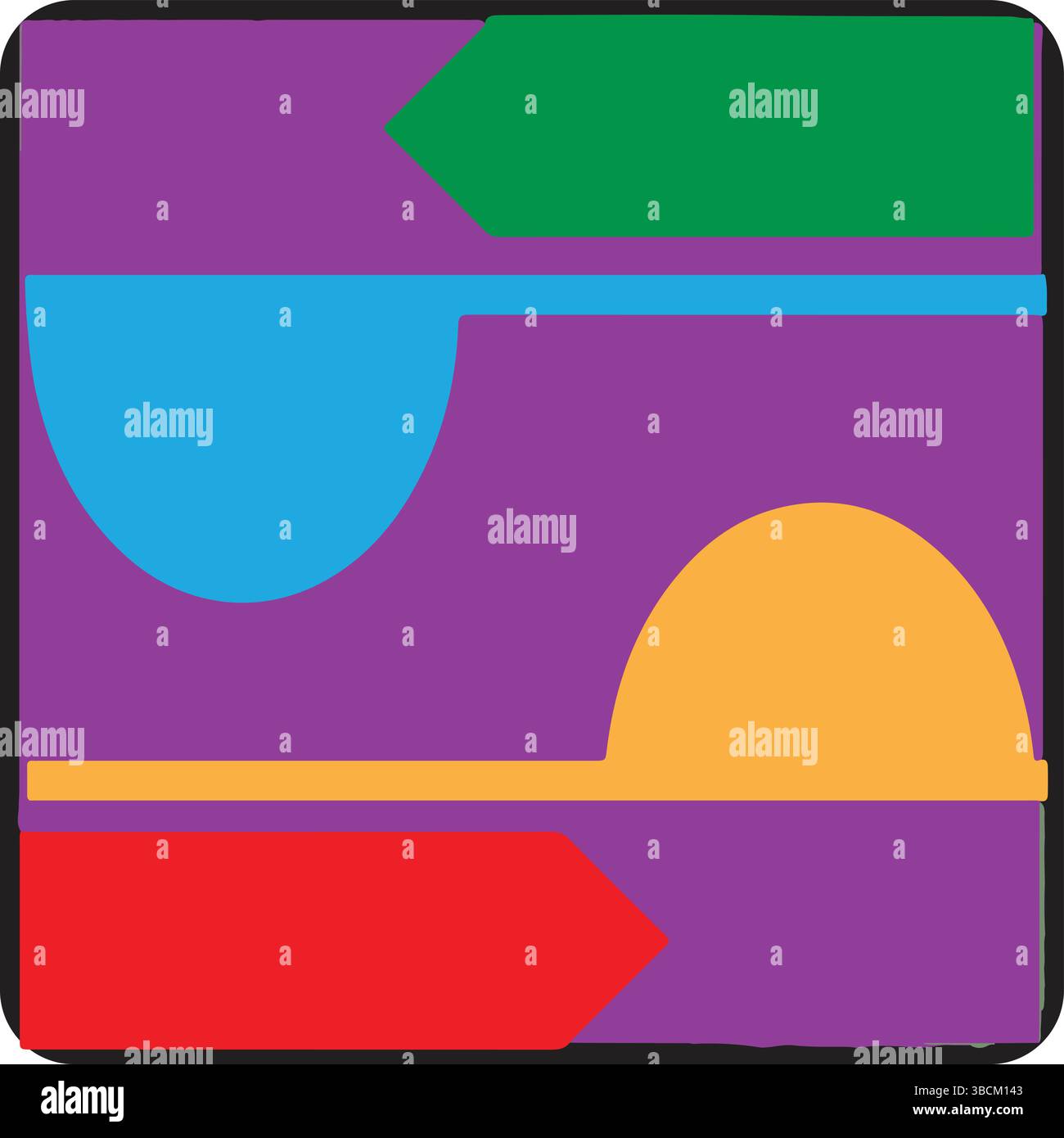 Abstract Intersex Flag Colourful Symbol Stock Vector Image And Art Alamy