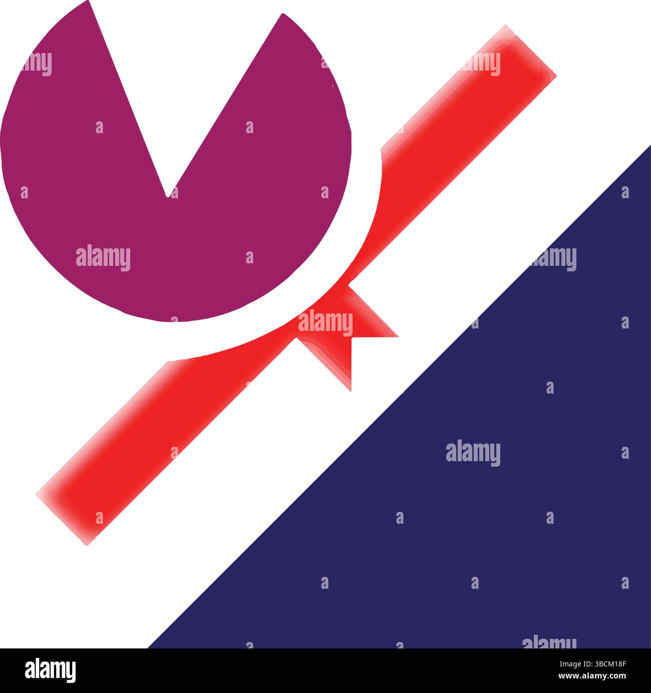 Clean geometric logo Stock Vector Images - Alamy