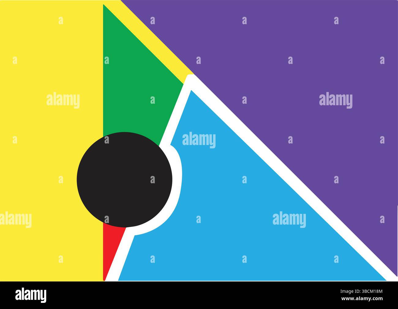 Colorful abstract composition Stock Vector Images - Alamy