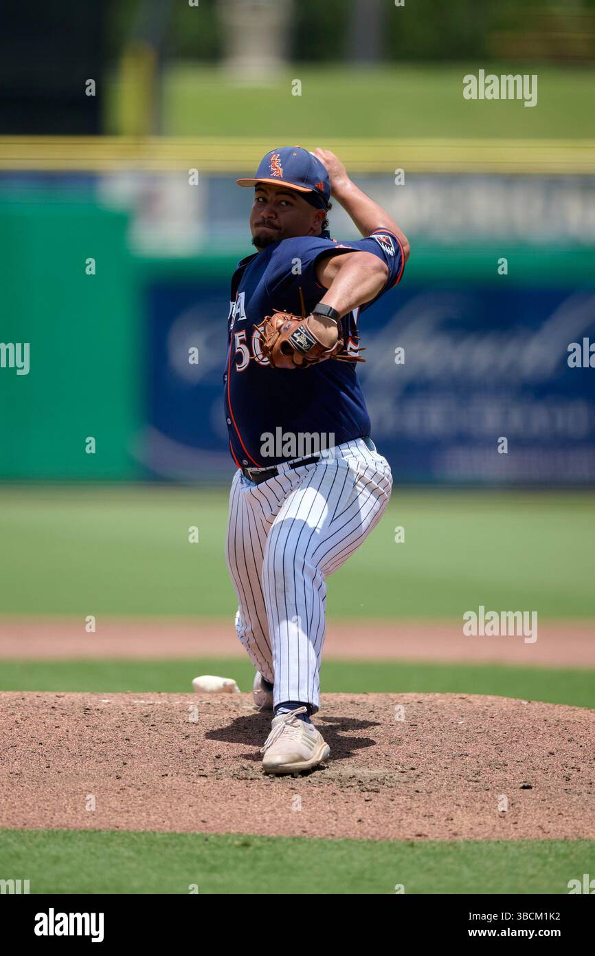 UTSA Roadrunners pitcher Braylon Owens (50) during an American Athletic ...