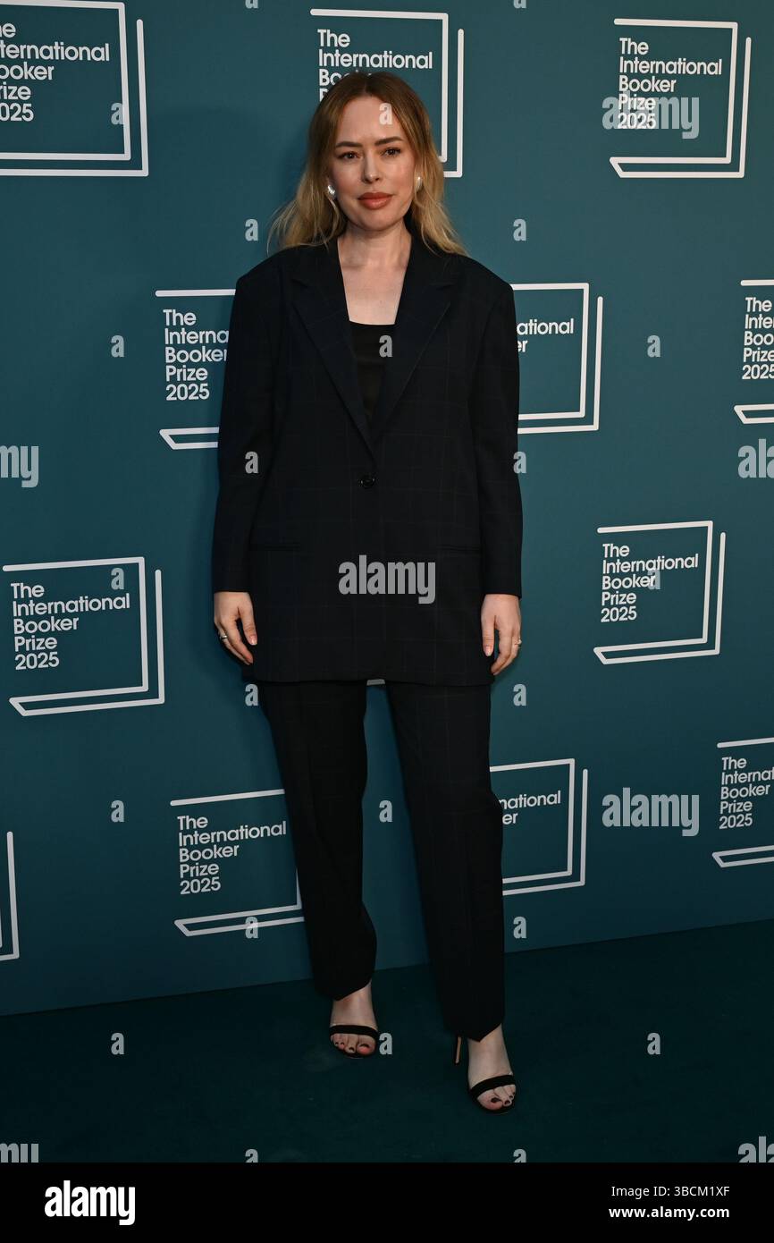 LONDON, UK. 20th May, 2025. Tanya Burr at International Booker Prize 2025 Ceremony at Tate ...