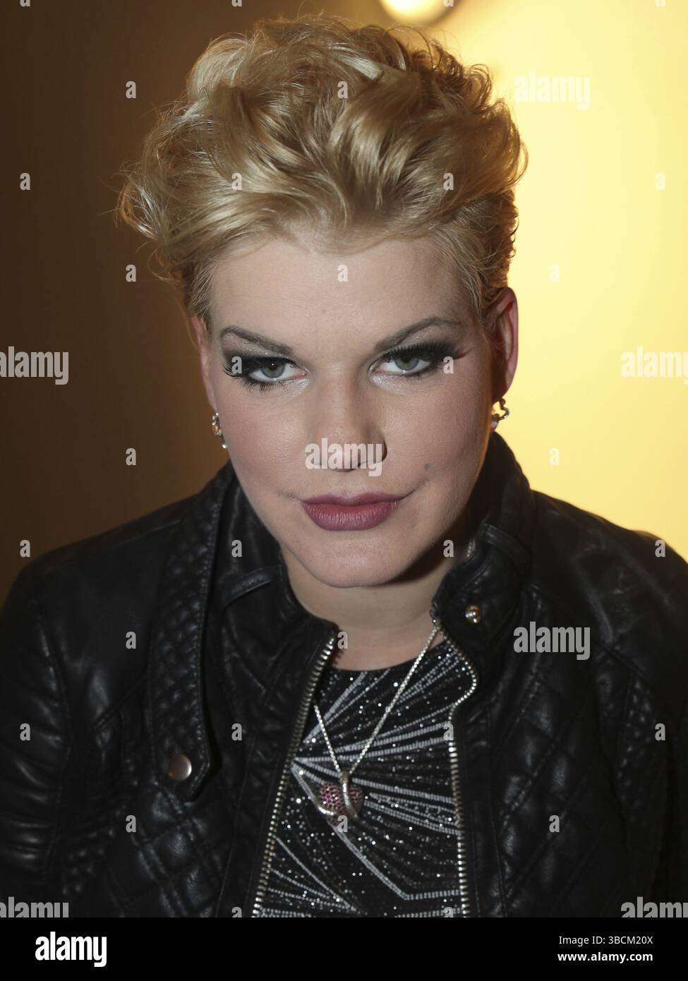 German reality TV actress and pop singer Melanie Mueller at Stassfurt ...