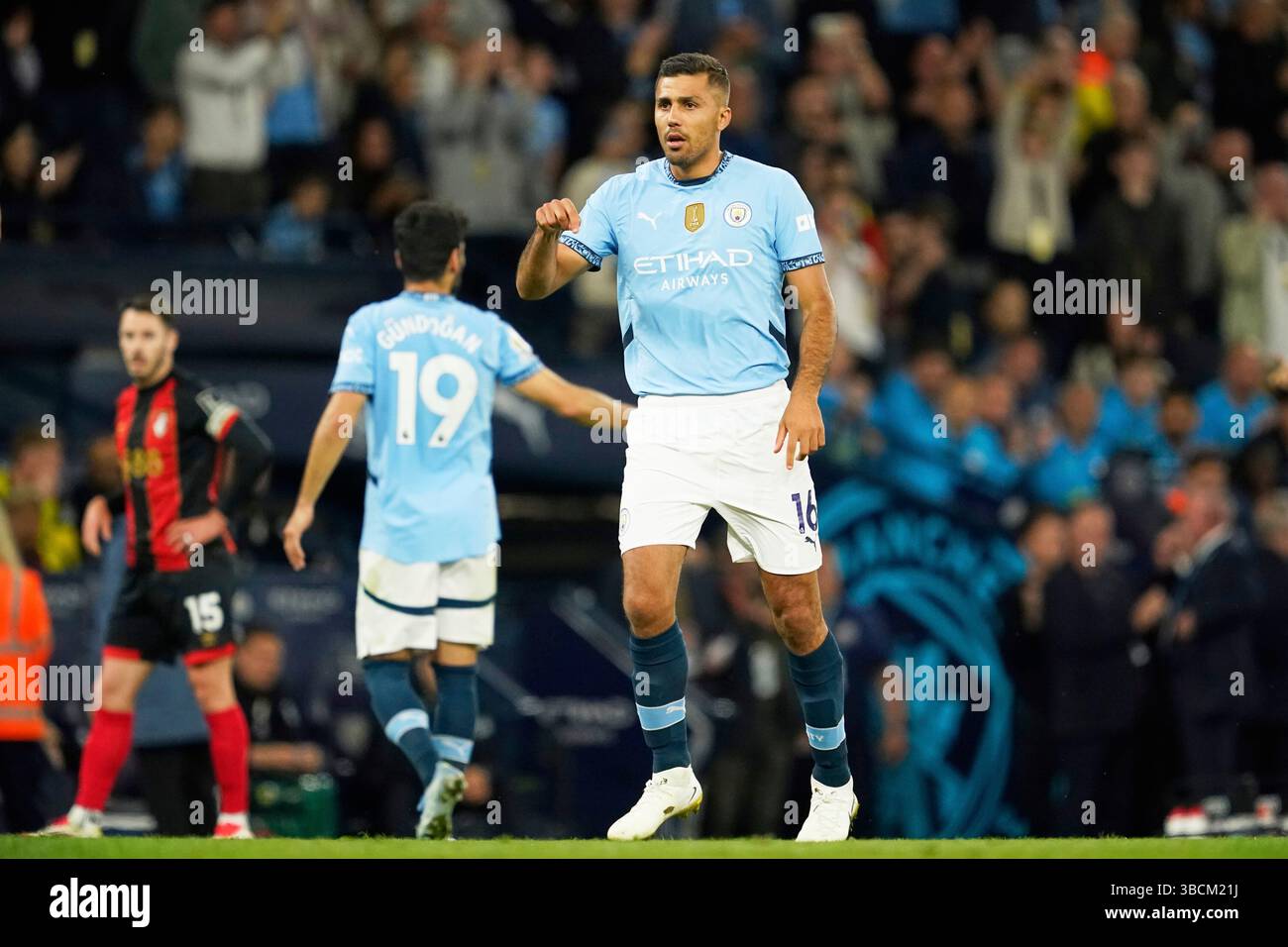 Manchester City's Rodrigo during the English Premier League soccer ...