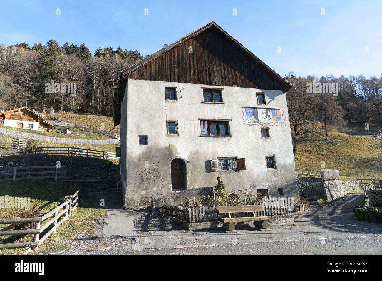 A view of the historic home of Heidi, the main character in the ...
