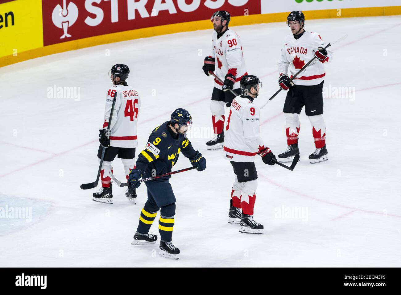 Filip Forsberg of, Sweden. , . looks dejected After the 2025 IIHF Ice ...