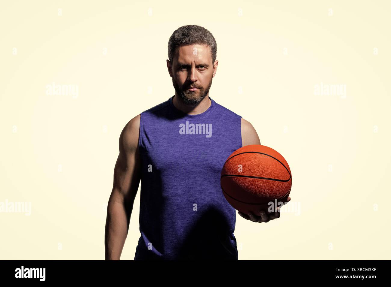 Sport and hobby. Basketball player man play professional. Man with ...