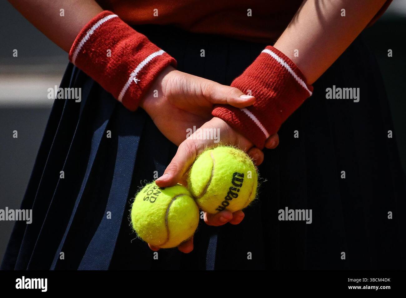 Paris, France. 19th May, 2025. Illustration of the official balls ...