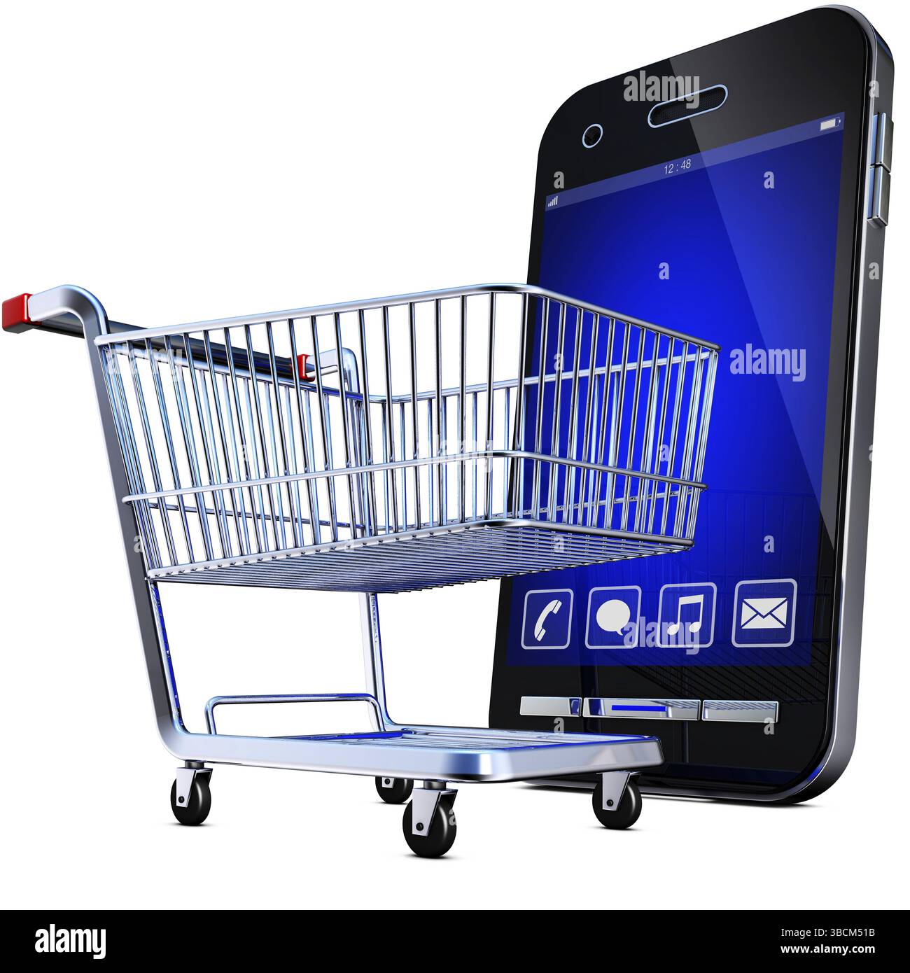 High resolution rendering of a online shopping concept Stock Photo - Alamy