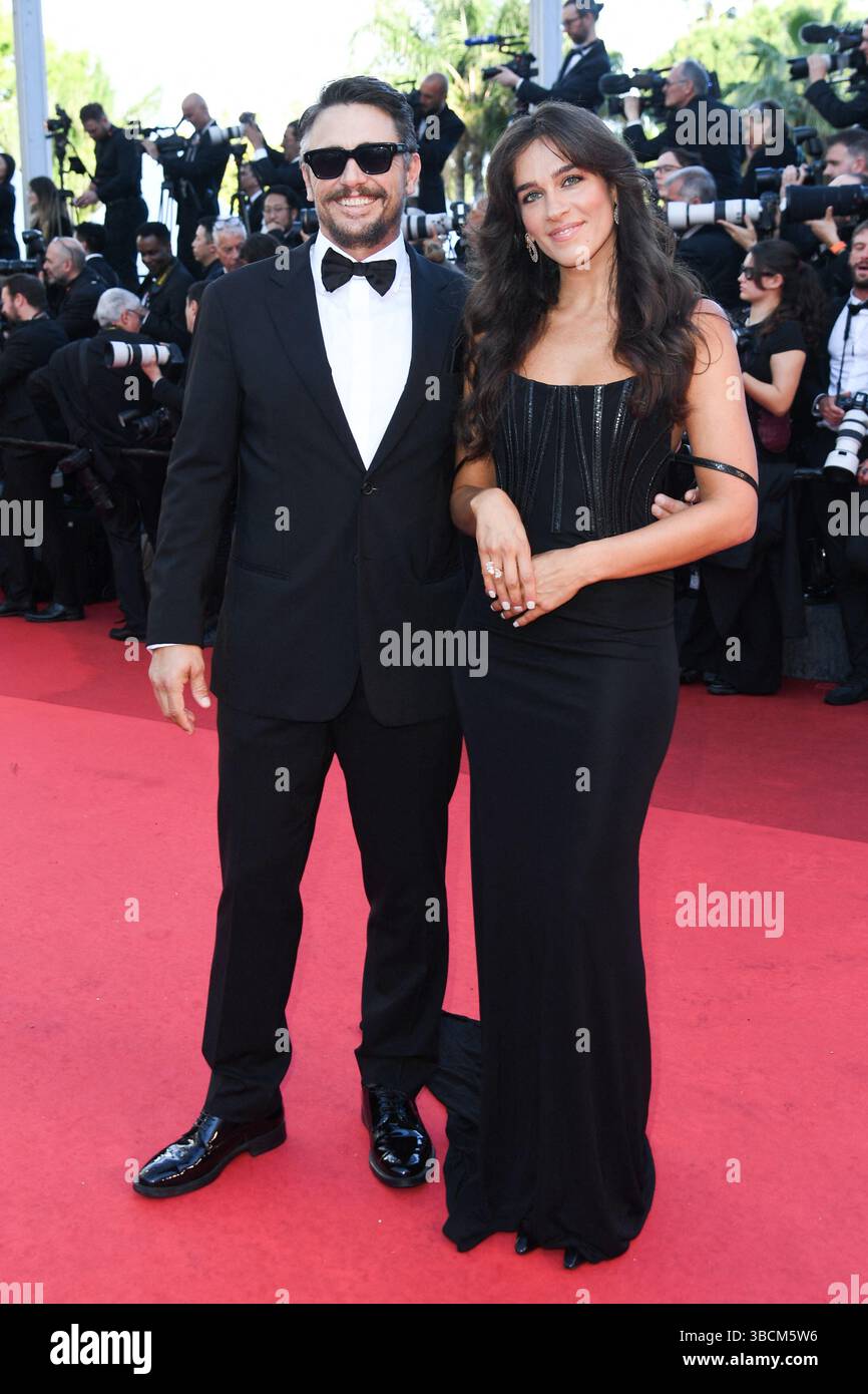 Cannes, France. 20th May, 2025. James Franco and Izabel Pakzad ...