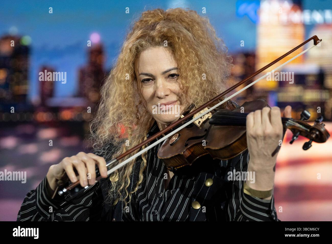 Miri Ben-Ari, Grammy Award-winning violinist performs on stage during ...