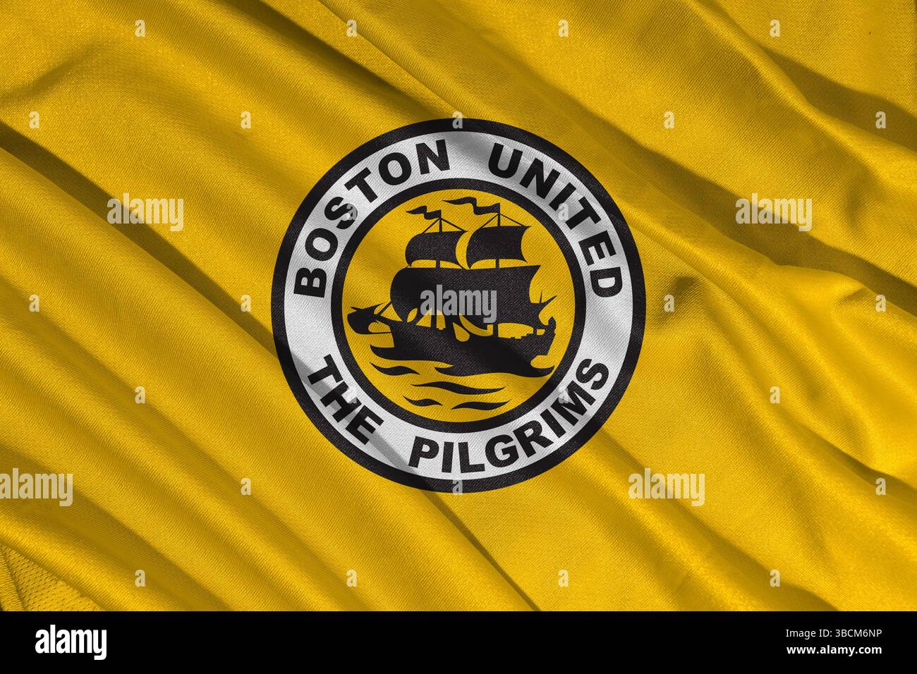 Pringsewu, Lampung; May 21, 2025; Logo Flag Waving Banner of Boston ...