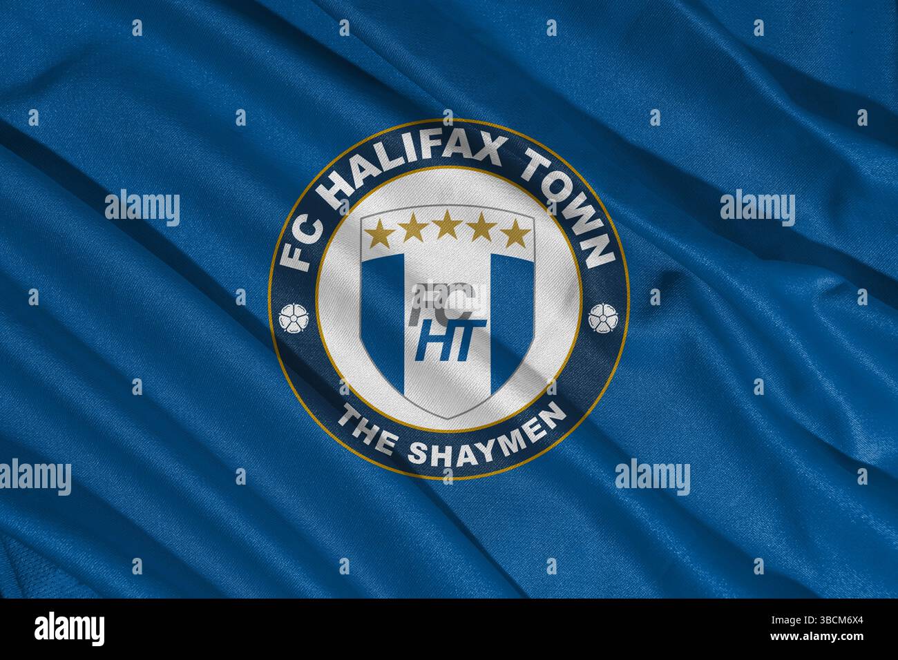 Pringsewu, Lampung; May 21, 2025; Logo Flag Waving Banner of Halifax ...
