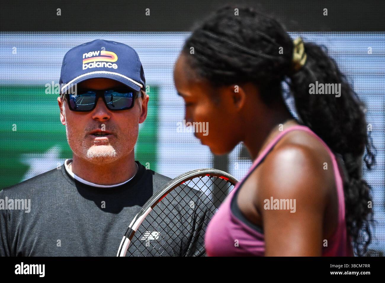 Paris, France, France. 20th May, 2025. Coco GAUFF of United States with ...