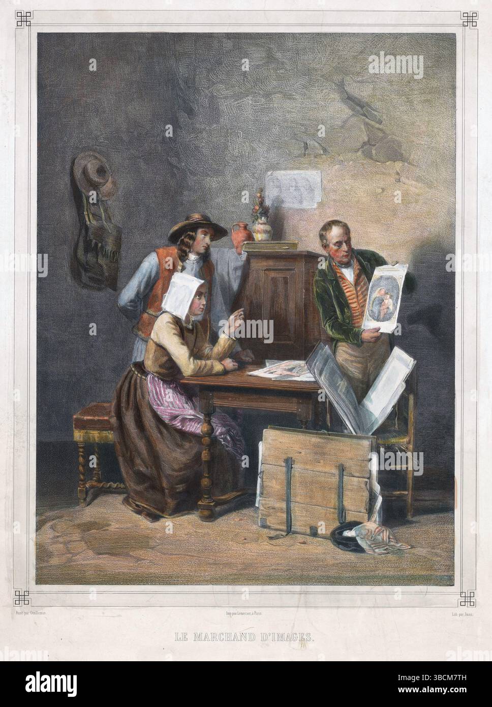 Le marchand d'images Picture of the Merchant of Images a toured picture ...