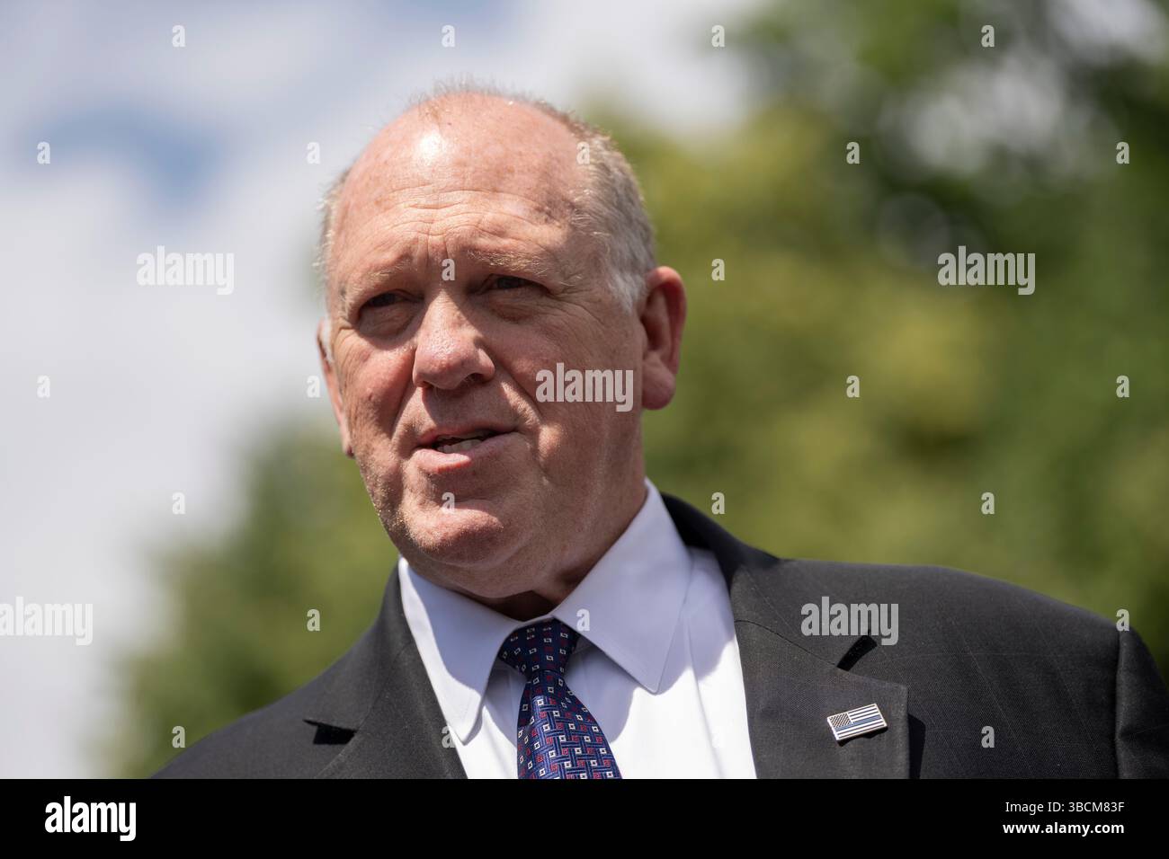 White House Border Czar Tom Homan speaks to the media at he White House ...