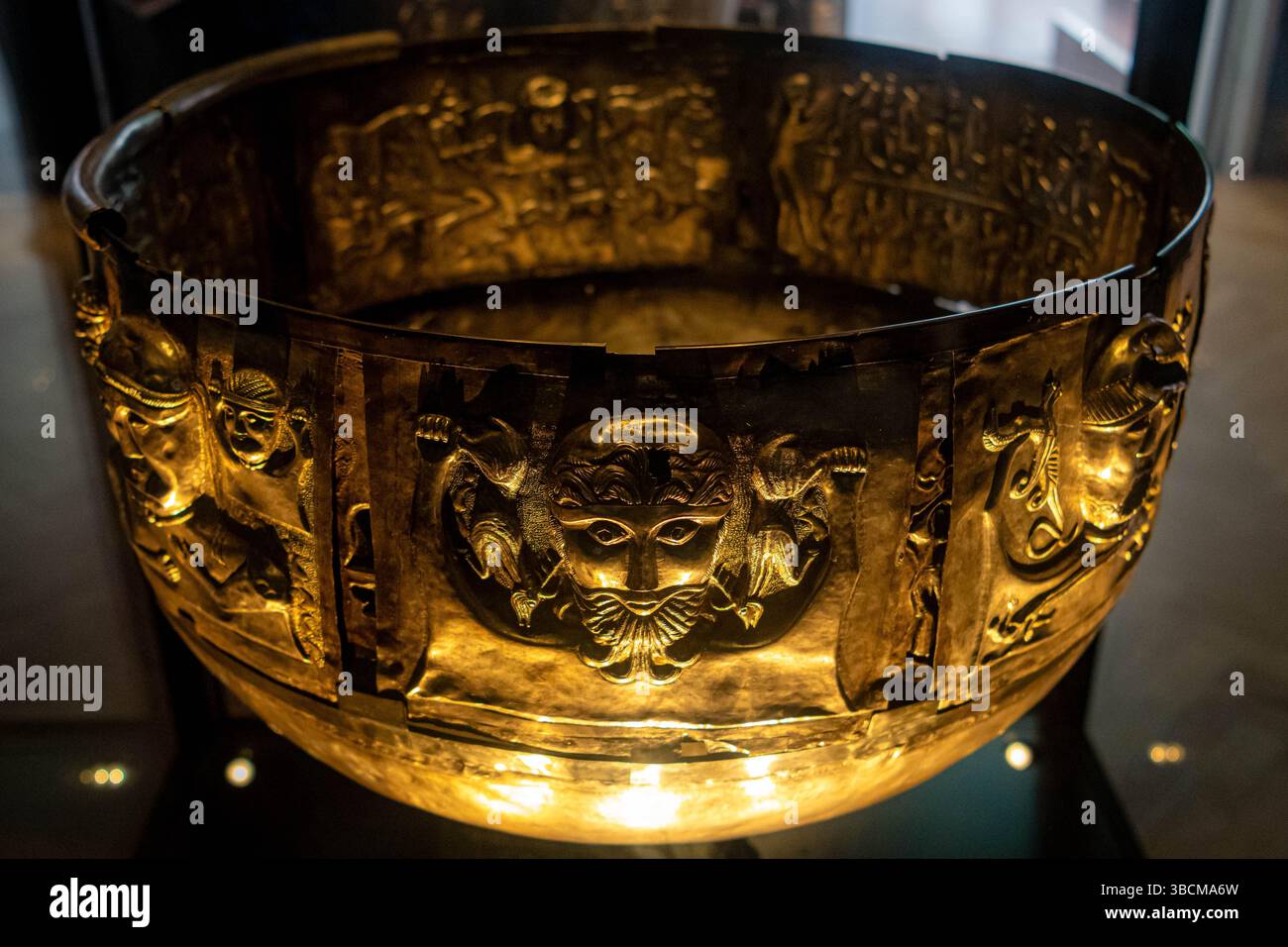 The Gundestrup cauldron is a silver vessel dated from between 200 BC ...