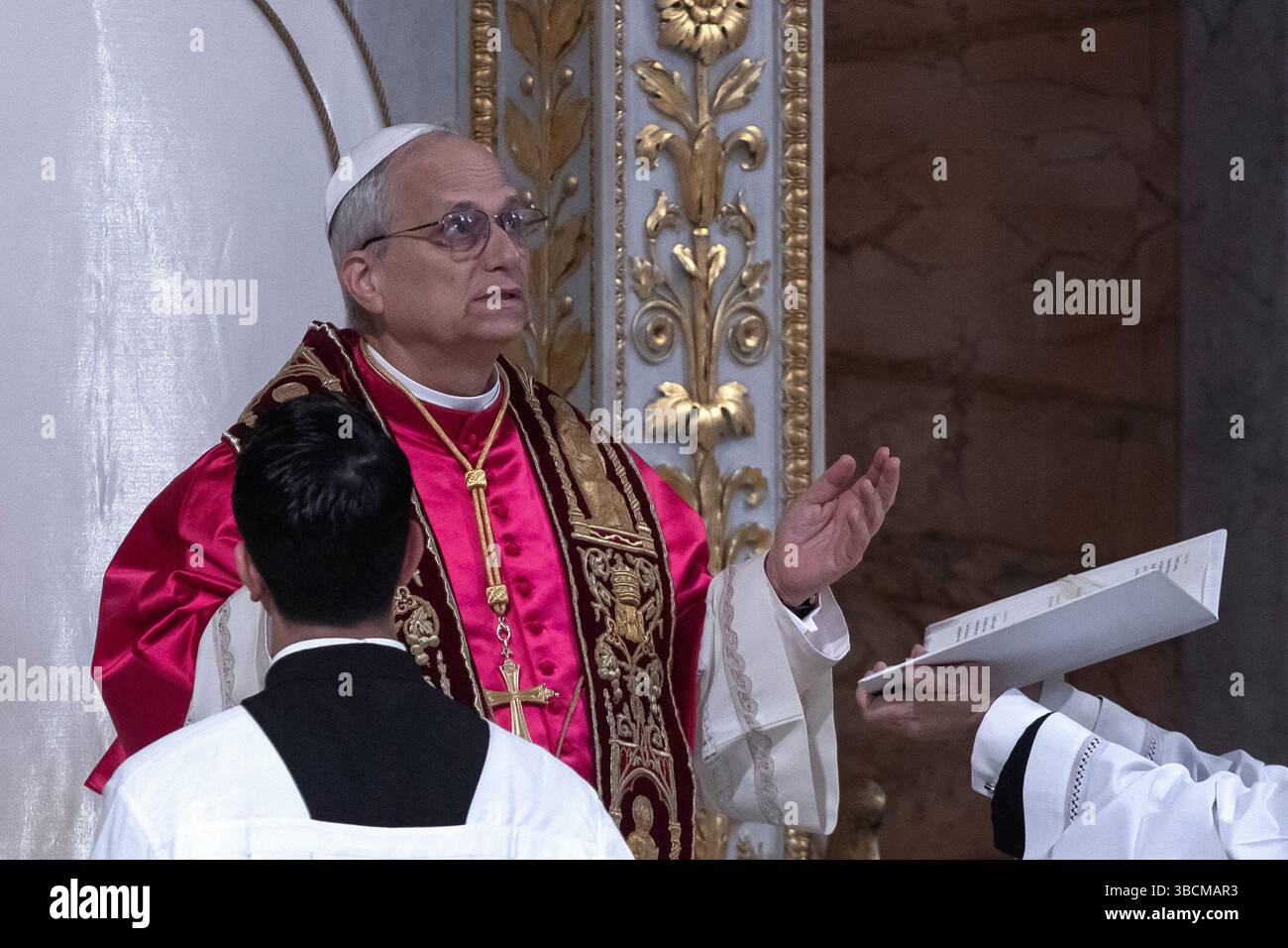 Rome, Italy, 2 0 May 2025. Pope Leo XIV visits the Basilica of St. Paul ...