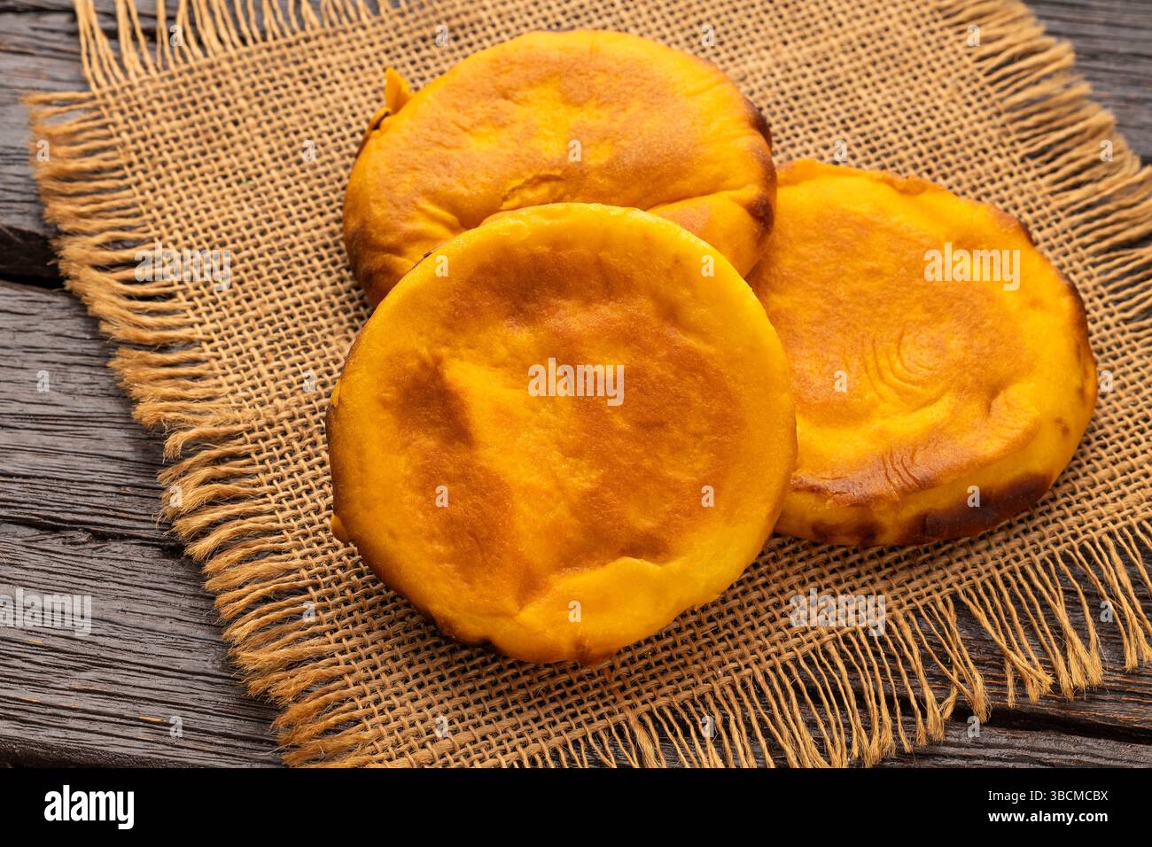 Traditional arepa from the department of Boyaca, Colombia Stock Photo ...