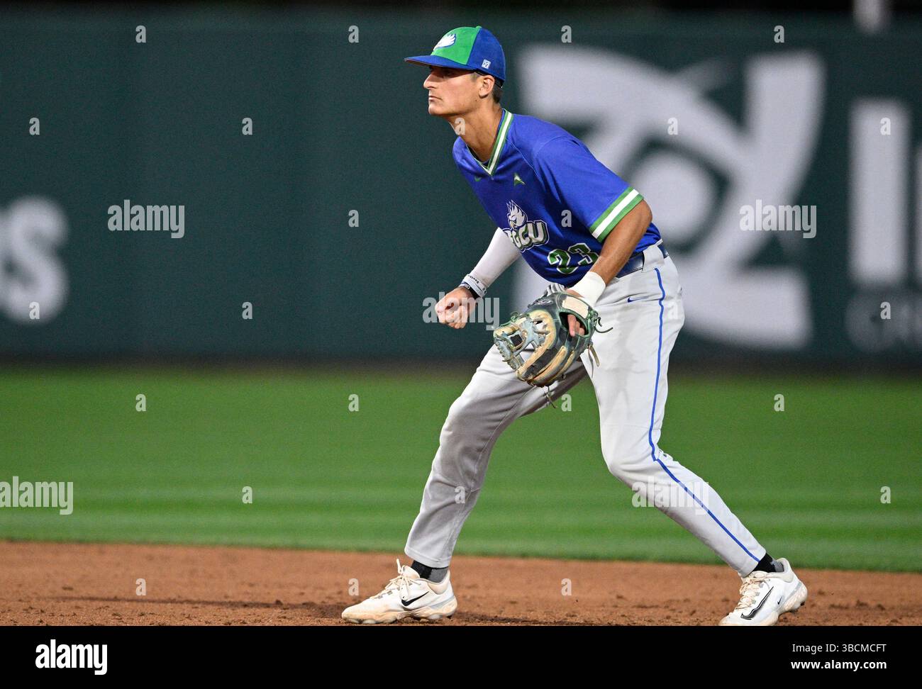 Florida Gulf Coast infielder Tyler Herb (23) during an NCAA college ...