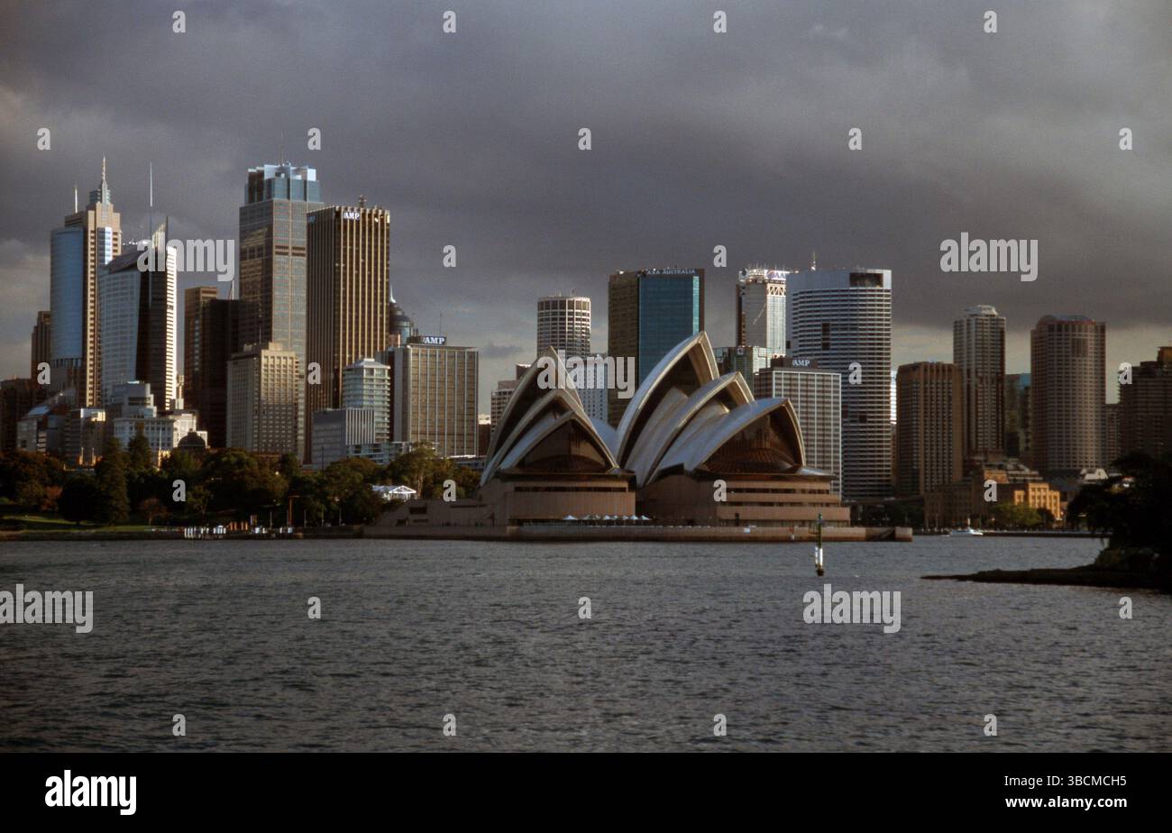 Sydney Opera House and the skyline, Sydney, New South Wales, Australia ...