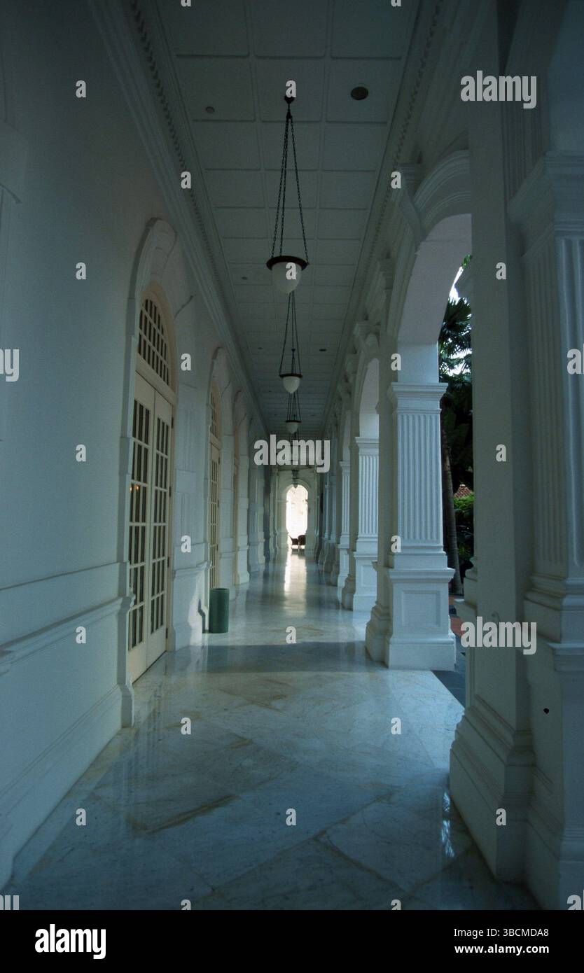 Arcade, Raffles Hotel, Singapore, arcade, Raffles Hotel, Singapore ...