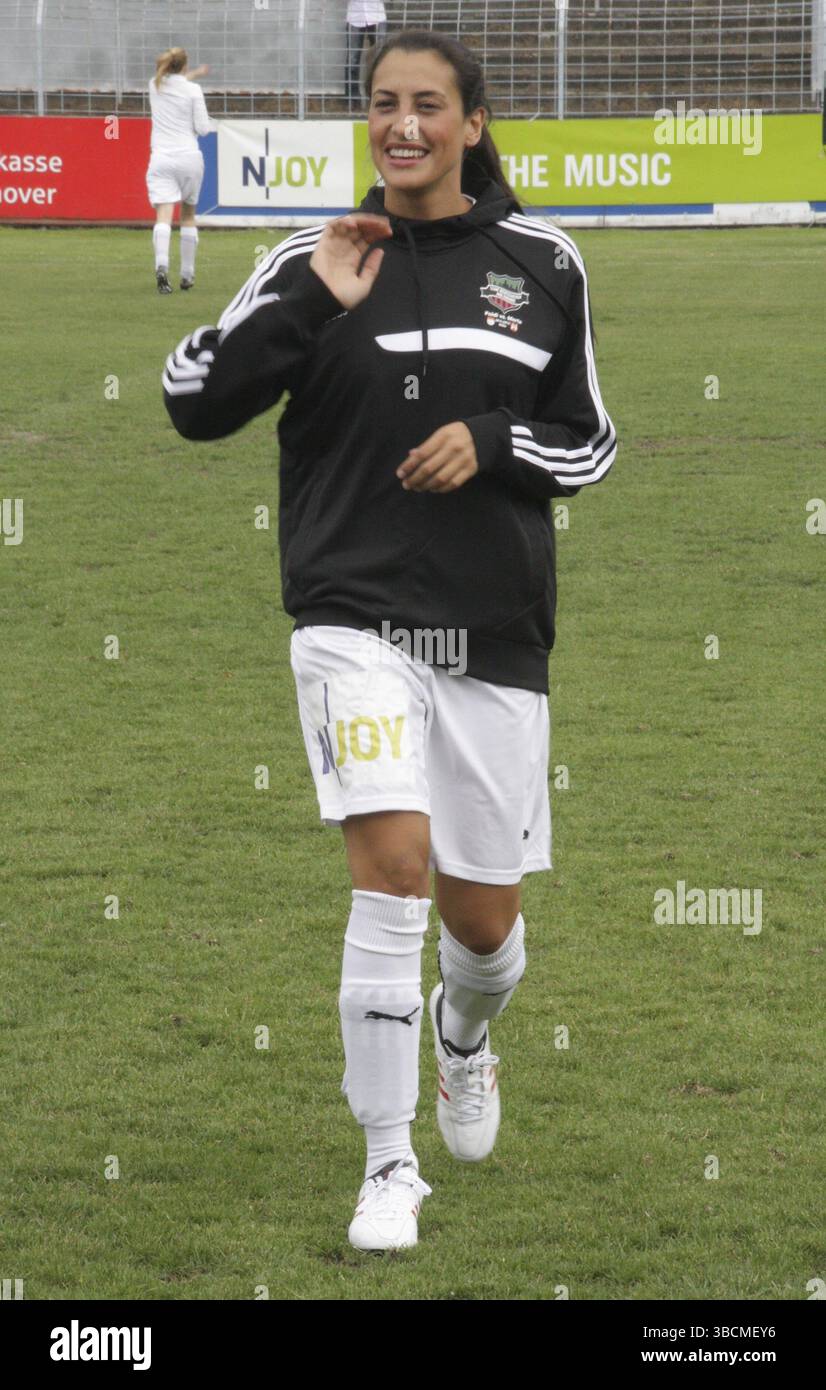 Turkish footballer Filiz Koc at benefit match Robert Enke Foundation ...