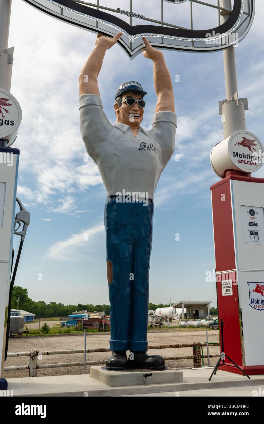 Springfield, Illinois, USA - May 15th 2025 - Big Ron, a relatively new ...