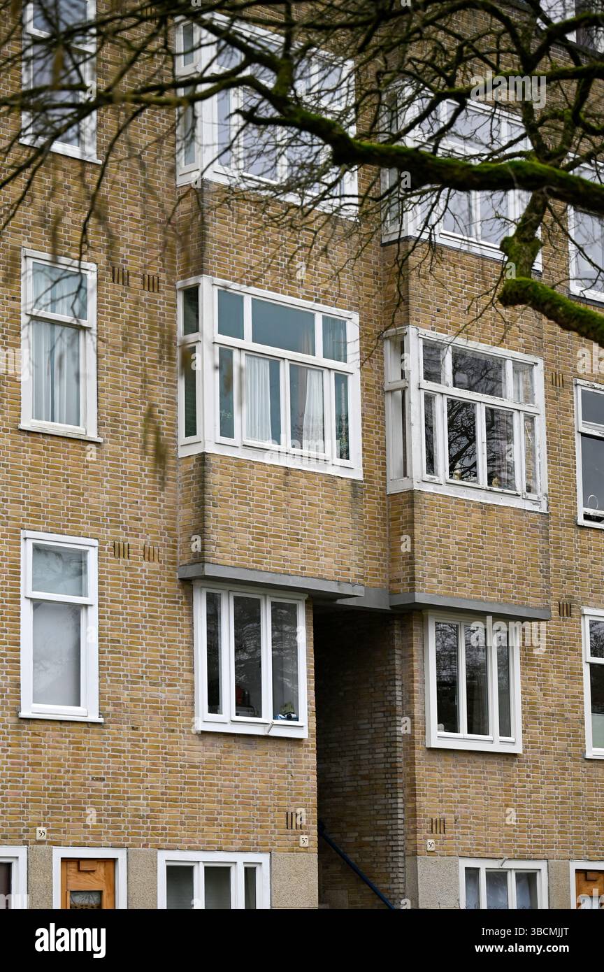 Anne Frank's family home, 1933-1942, Merwedeplein square on the ...