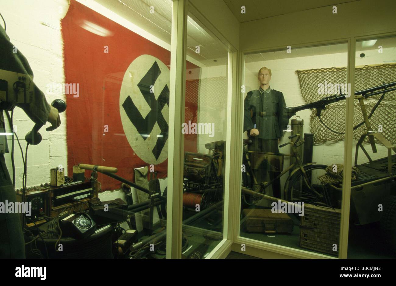 War exibition, Bunker museum, Jersey, Channel Islands, Great Britain ...