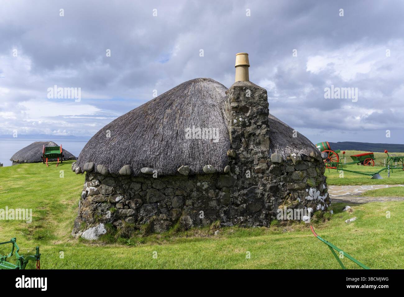 Kilmuir, United Kingdom - 1 July, 2022: close-up view of a typical ...
