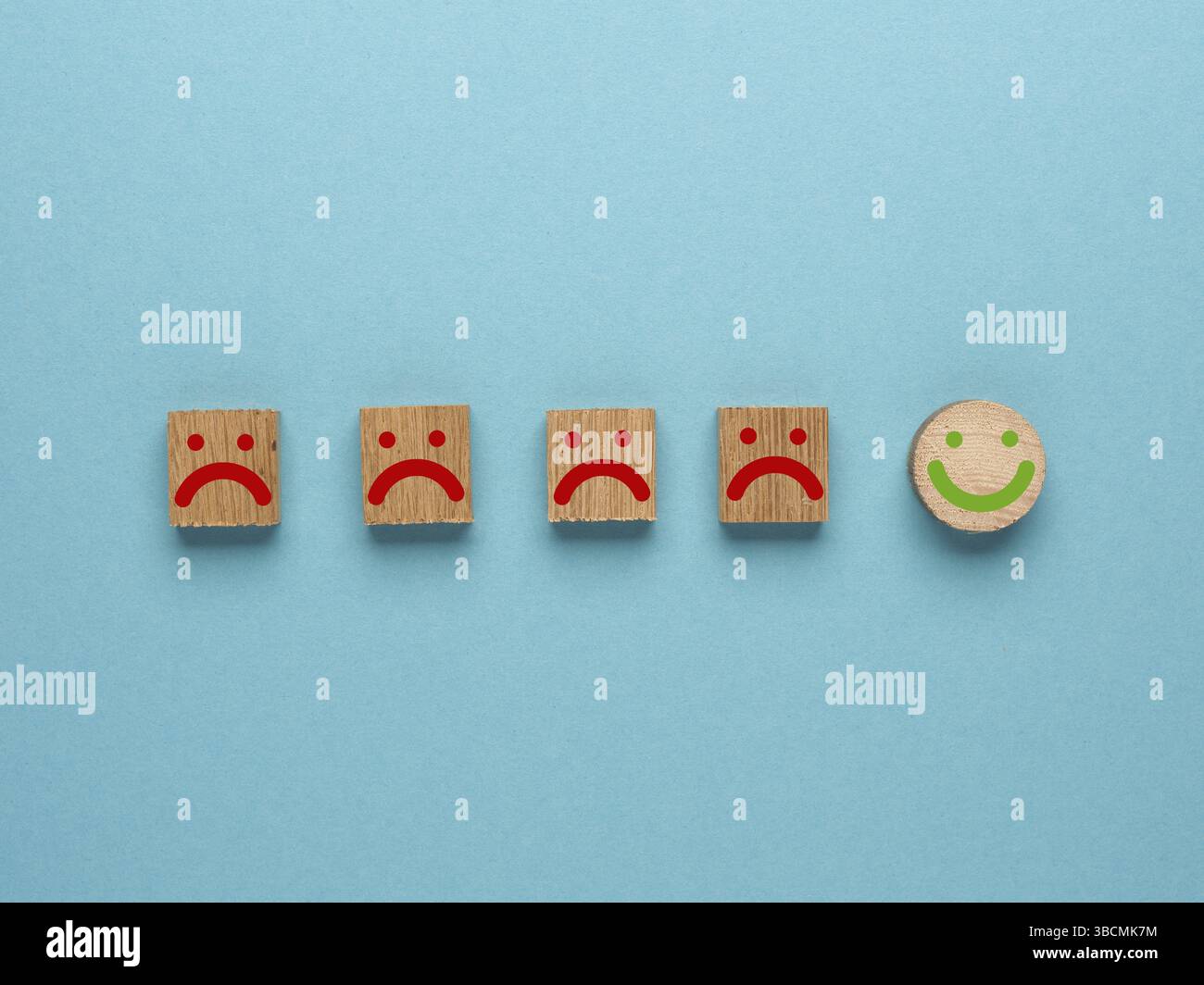 Customer service experience and satisfaction survey concept with facial ...