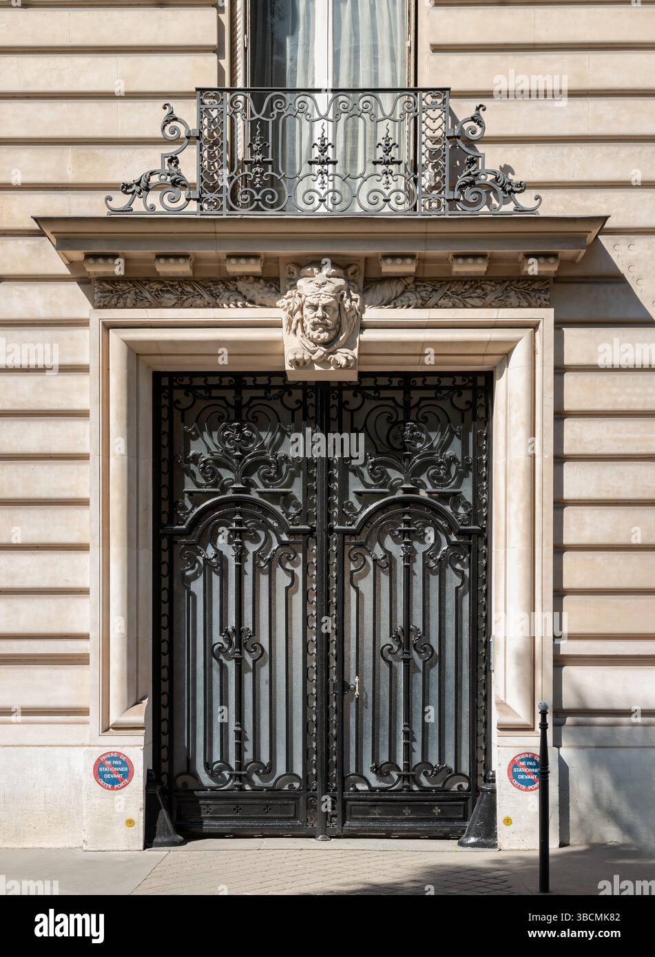 France, Paris - May 03, 2025 - Gorgeous Parisian doorway with intricate ...