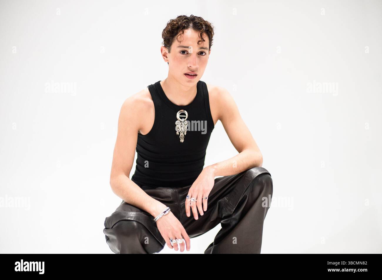 Portrait Session Eurovision 2025 Featuring: Kyle Alessandro during the promo y evento privado ...