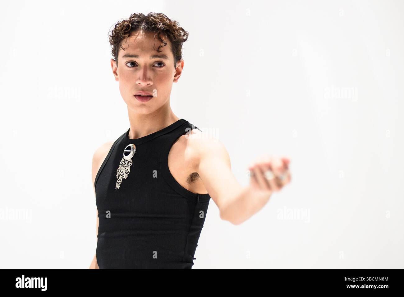 Portrait Session Eurovision 2025 Featuring: Kyle Alessandro during the promo y evento privado ...