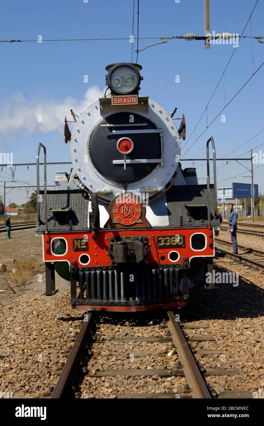 Steam locomotive, historic train 'The pride of Africa', Pretoria, South ...