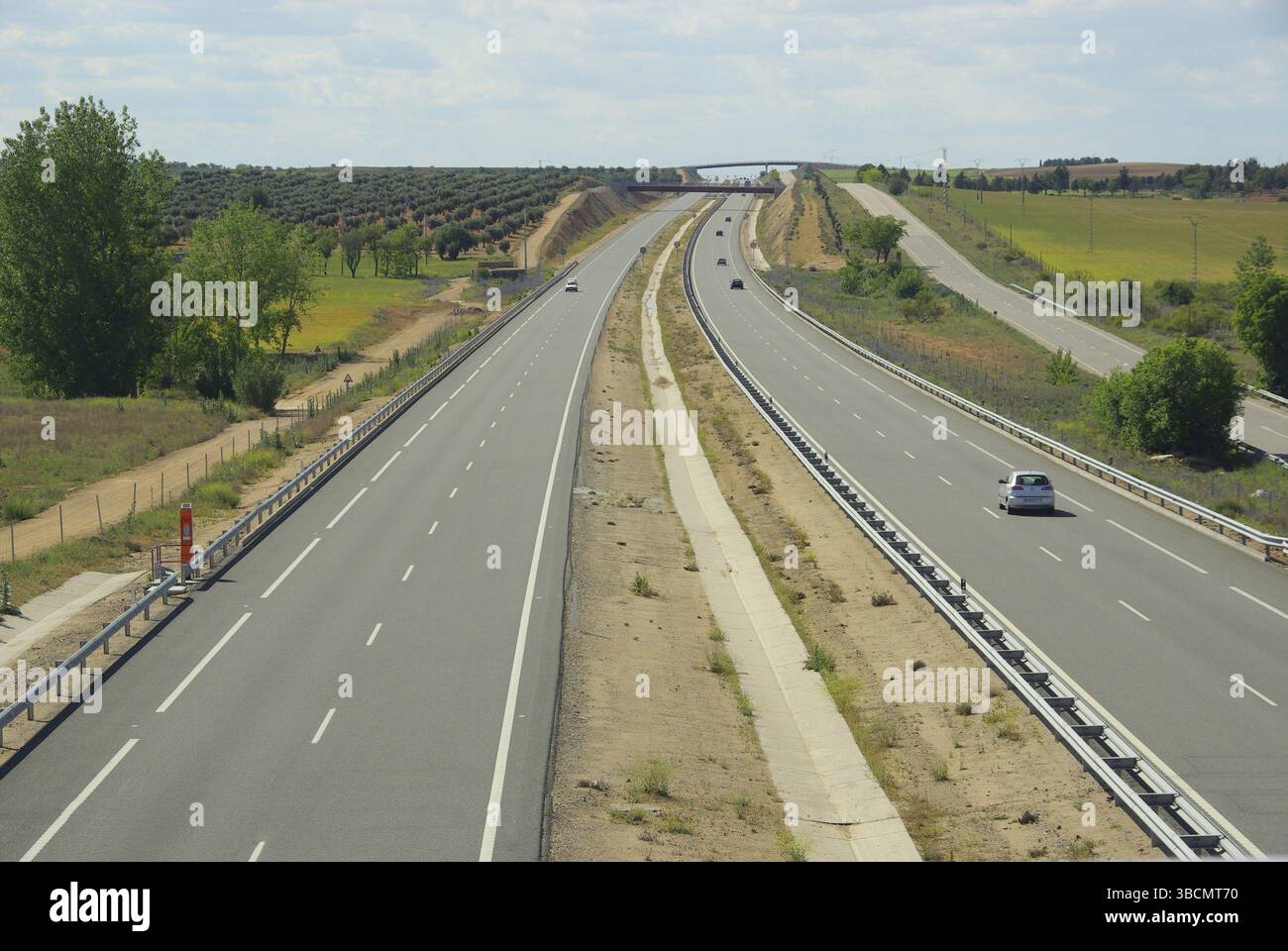 Motorway and train track hi-res stock photography and images - Alamy