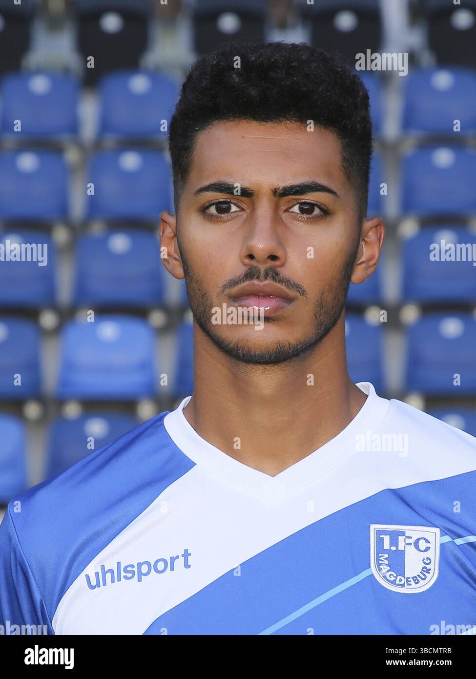 German football player Tarek Chahed 1.FC Magdeburg 2.Bundesliga DFB DFL ...