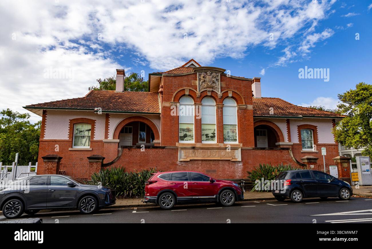 Facade of the Customs House, built in 1899 in Arts and Crafts fused ...