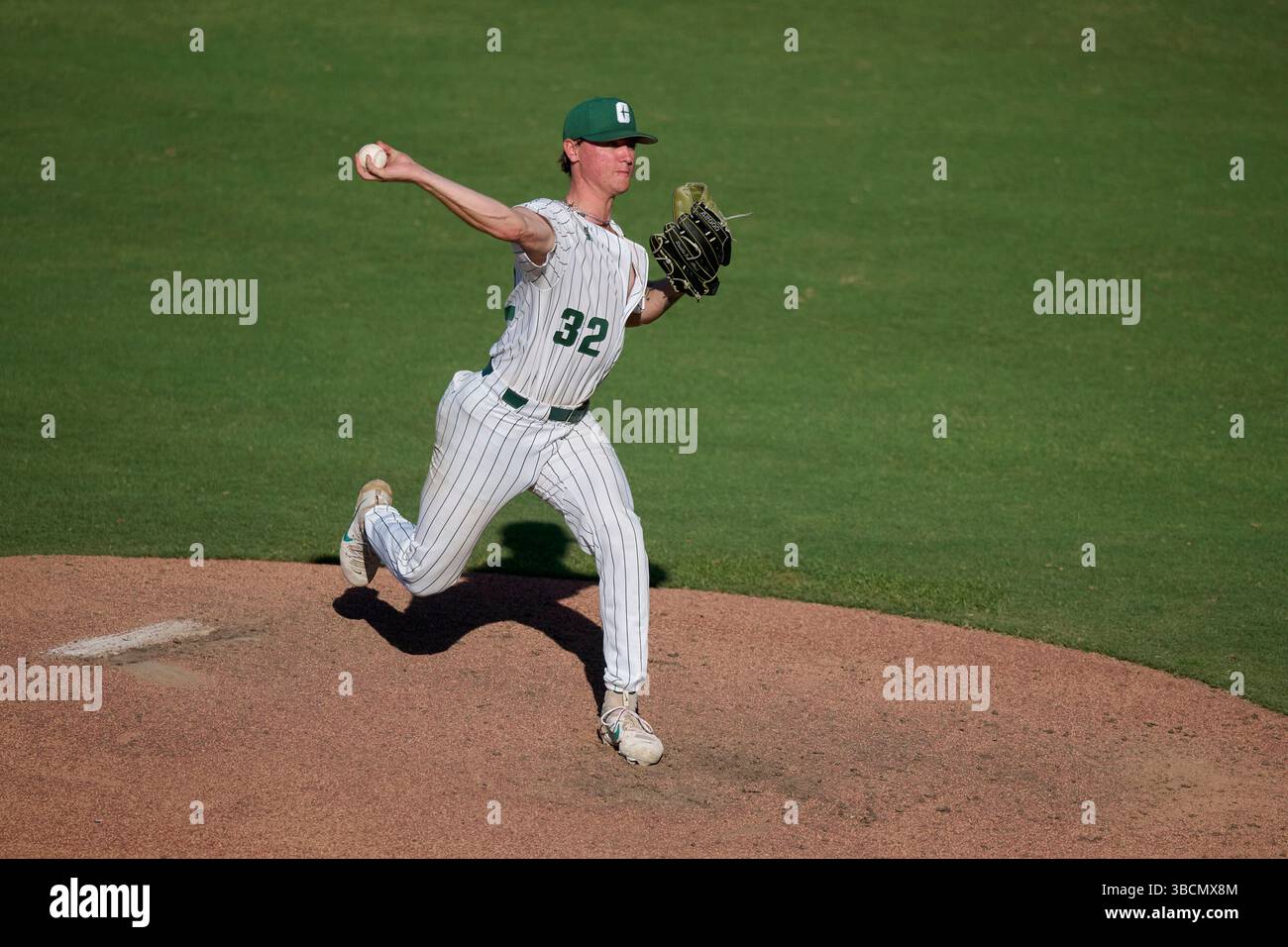 Charlotte 49ers pitcher Blake Gillespie (32) during an American ...