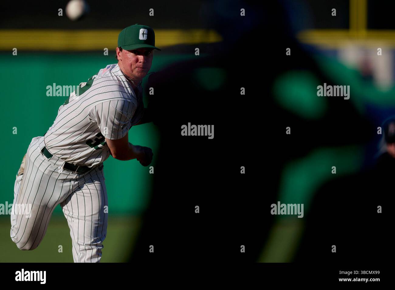 Charlotte 49ers pitcher Blake Gillespie (32) during an American ...