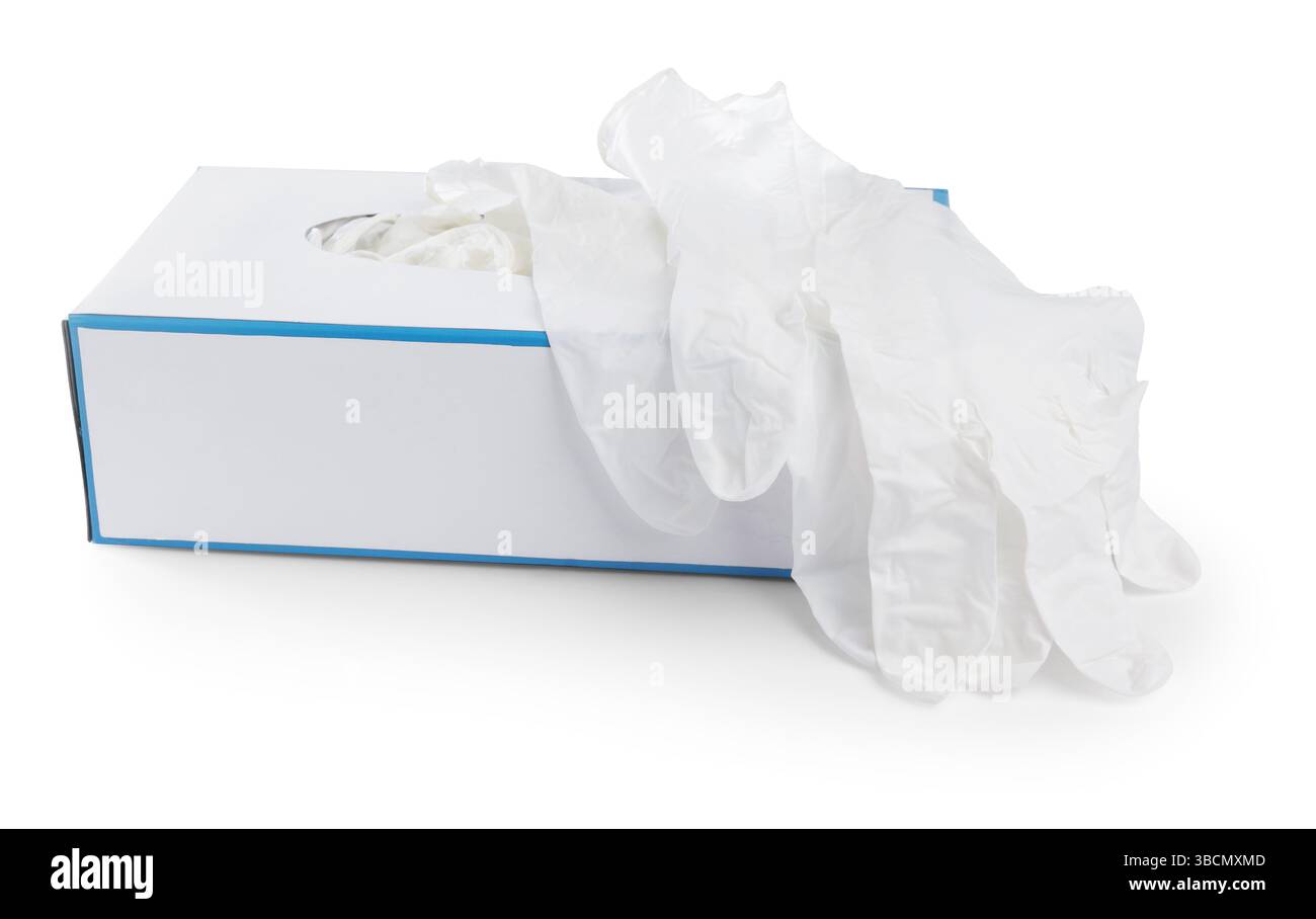 Box of gloves medical Cut Out Stock Images & Pictures - Alamy
