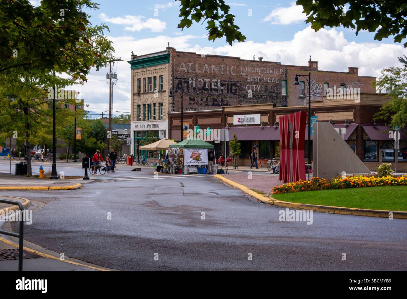 Downtown scenes in Missoula, Montana Stock Photo - Alamy