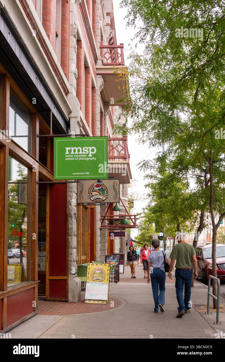 Downtown scenes in Missoula, Montana Stock Photo - Alamy