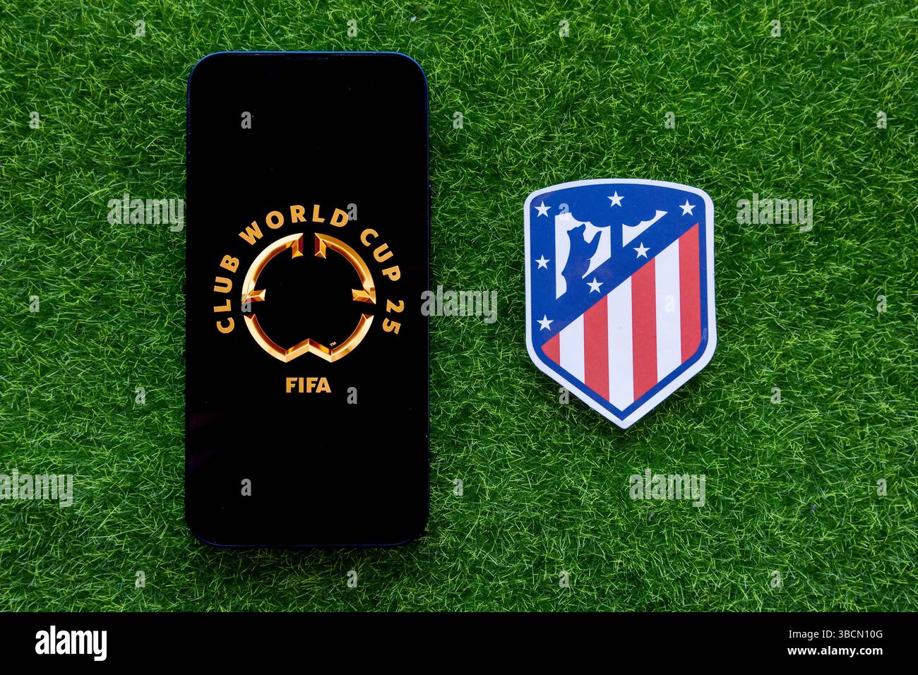 May 20, 2025, United States. The emblem of the football club ...