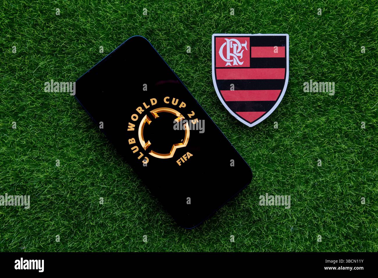 May 20, 2025, United States. The emblem of the football club ...